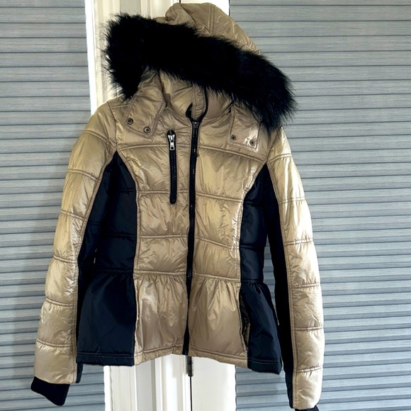 a.n.a | Jackets & Coats | Ana Fur Hooded Jacket Nwot Large | Poshmark